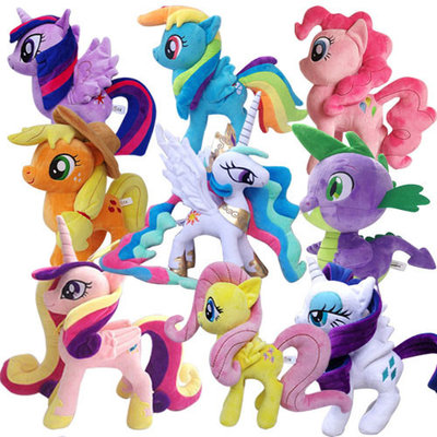 Piccolo i miei piccoli giocattoli della peluche farciti Plushie di Derpy del cavallino, dimensione di 30cm