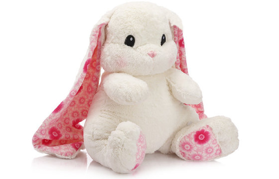 28CM Bunny plush stuffed dolls baby stuffed animals White big ear rabbits