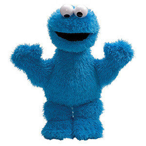 Peluches del monstruo de la galleta del Sesame Street