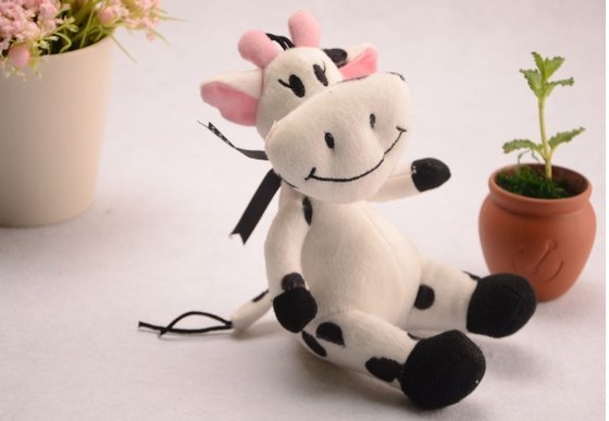 plush toy/ stuffed toy,lovely cow pillow, baby doll ,cartoon plush toy