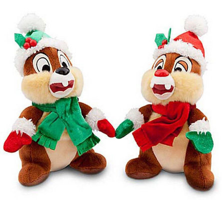 la peluche di Disney del fumetto di 20cm gioca gli animali farciti di Charistmas del chip e della vallata