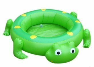 Yellow Cute Bear Inflatable Water Toys Boat Waterproof For Kids