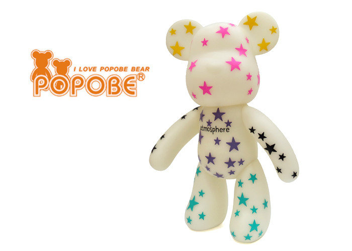 Orso variopinto a 20 pollici del PVC della stella di grande dimensione di POPOBE per la promozione di marca