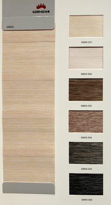 Modern vertical/horizontal purple soft shutters window Shangri la blinds customized