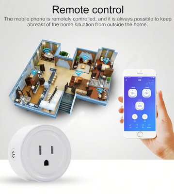 Mini Electrical 10a 220v Smart Plug Alexa Wifi Remote Control ewelink Wireless US Wall Timer Socket Home Power