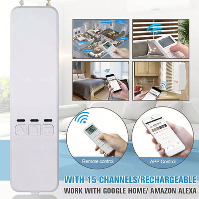 100% blackout motorised smart life APP TUYA WIFI electric remote control automatic Roller Blinds for Indoor window