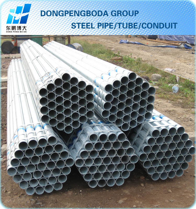 Galvanized Scaffolding Tube 48.3 X1.8mm X6m export import China supplier made in China