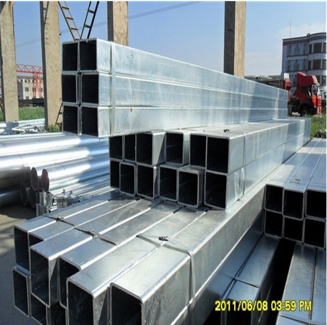 China factory price Square Hot Dipped Galvanized Steel Pipe for Steel Structure
