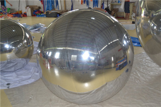 Argent géant de décorations de Noël de boule de miroir de décoration d'étape