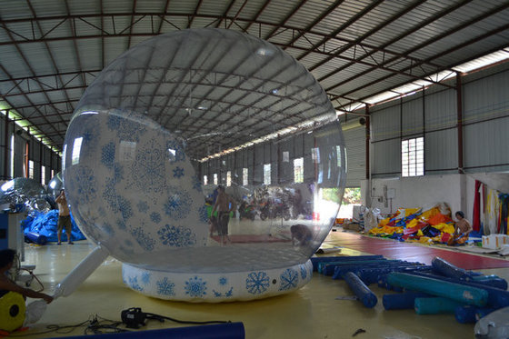 Produits gonflables attrayants de la publicité de PVC, boule de cristal transparente de décoration de Noël
