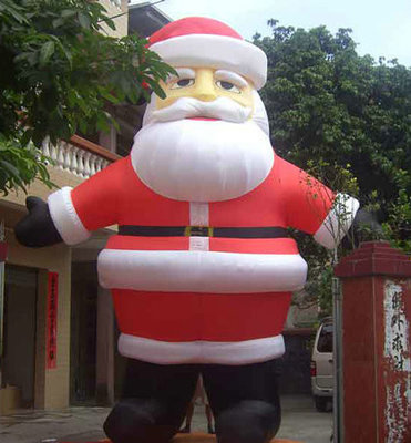 Décoration attrayante le père noël gonflable drôle pour la fête de Noël