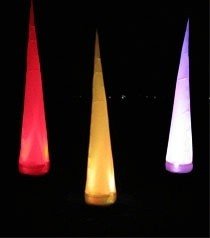 Prodotti gonfiabili di pubblicità del tessuto di nylon, lampada d'ardore di Horn della decorazione adorabile