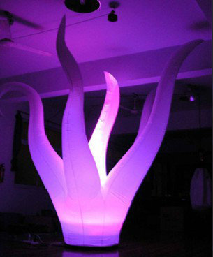 Prodotti gonfiabili di pubblicità del tessuto di nylon, lampada d'ardore di Horn della decorazione adorabile