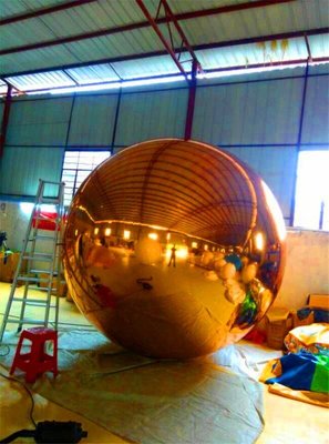 Attrayant durable d'or de boule résistante au feu de miroir pour la décoration de magasin
