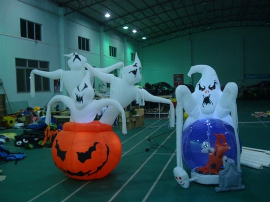 La peluche bourrée joue les jouets gonflables de Halloween de la publicité de bande dessinée gonflable de produits