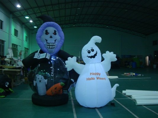 La peluche bourrée joue les jouets gonflables de Halloween de la publicité de bande dessinée gonflable de produits