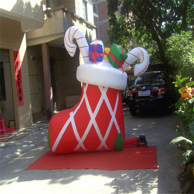 Produits gonflables de la publicité d'arbres de Noël de décoration, bâche de PVC