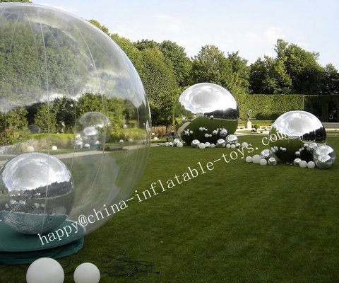 Boule gonflable réfléchissante de miroir/ballon, la publicité gonflable de ballon de décoration d'événements