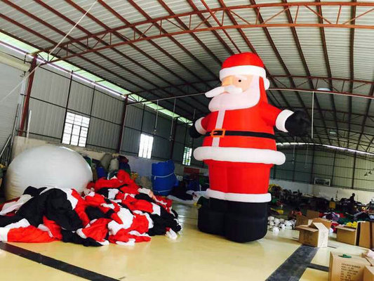6 mètres de Noël de décoration de Père Noël de mail de magasin de publicité gonflable d'avant