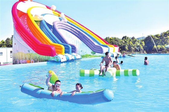 Jeux gonflables d'adulte/eau d'enfants avec l'approbation facile de GV d'installation de glissière
