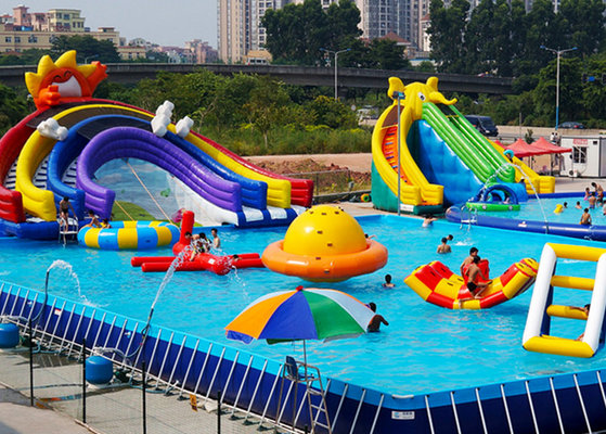 Eau gonflable ParkWaterproof de bâche de PVC la grande anti-corrosif pour le jeu de l'eau