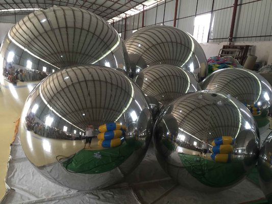 Boule gonflable de disco de PVC Siliver pour la décoration/enterrement de vie de jeune garçon d'étape