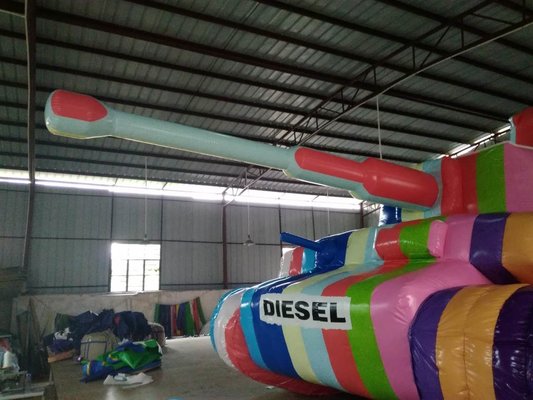 6.4*3.8*3.5M réservoir gonflable d'arc-en-ciel de bâche de PVC de 0,45 millimètres peuvent être affichage/événement dans extérieur