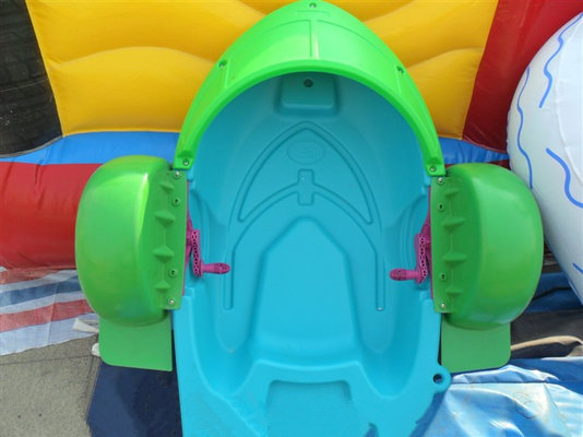 Barco inflable del PVC de la paleta del poder de la mano de los niños, juguetes inflables del agua de SEPPA