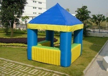 tente gonflable de parc 420D Oxford de tissu bleu 3 * de 3 * de 3.2m pour l'exposition