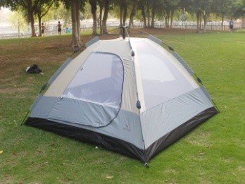 Fibre de verre + tente gonflable de partie de tissu d'Oxford pour le camping sauvage 2,15 * 2,15 * 1.2m