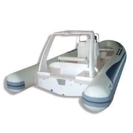 Bateau de pêche gonflable se pliant de PVC de plastique de plage noire pour l'eau drôle avec le moteur