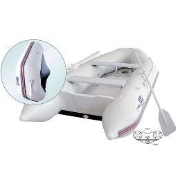 Bateau de pêche gonflable se pliant de PVC de plastique de plage noire pour l'eau drôle avec le moteur