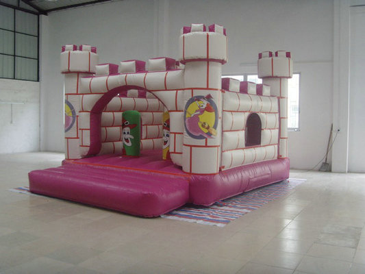 Jeux gonflables de sports de petit de PVC de bâche château mignon de rebond pour des enfants