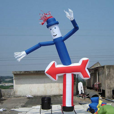 Danseur gonflable d'air de ciel de produits de la publicité drôle colorée pour l'activité