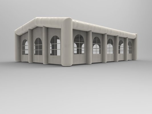 tente gonflable t 5 x 8 x 2.5m de yard de Weding de tente de bâche blanche de PVC