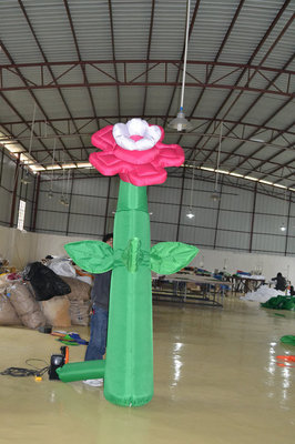 Prodotti gonfiabili variopinti di pubblicità, bello fiore gonfiabile Customed