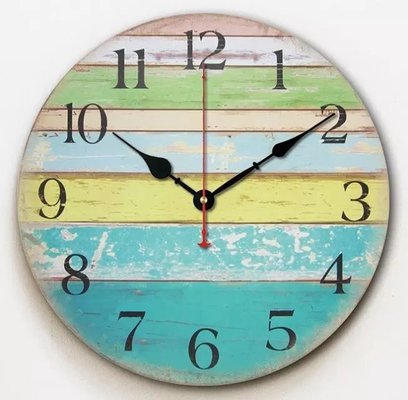 ajanta wall clock models brief Europe mounted decorative Wooden digital wall clock