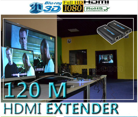 shenzhen OEM manufactory DC5V-12v 3w STP UTP Cat5 point to point/multipoint wireless miracast hdmi adapter