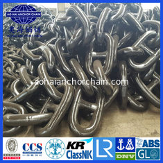 84mm Stud Link Anchor Chain with IACS cert.-Aohai Anchor Chain China Largest Anchor Chain Manufacturer