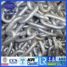 Galvanized Open Link Anchor chain- Aohai Marine China Larest Factory with IACS and Military Cert.