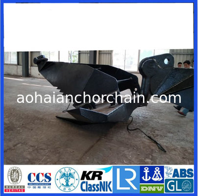 5Ton Stevpris Drag Anchor Black Painted  dreg embedment  MK5 Anchor with KR LR BV NK DNV ABS CCS cert.