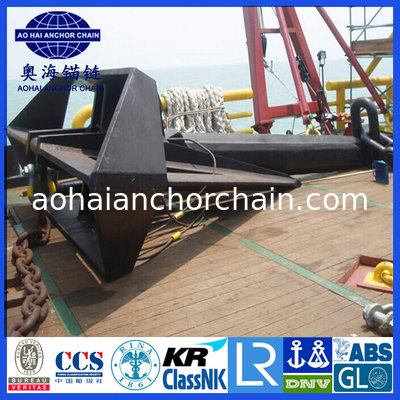 Flipper Delta Anchor, Black Painted stockless Delta Flipper Anchor with KR BV NK LR ABS DNV CCS certification