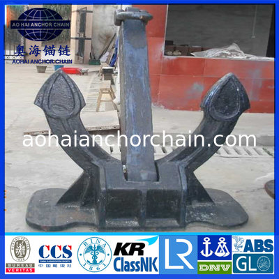 Spek Stokless Anchor, Black Painted stockles M type / SR type Spek Anchor with KR LR BV NK DNV ABS CCS cert.