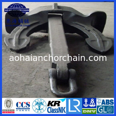 Japan Stokless Anchor, Black Painted cast steel Japan Anchor with KR LR BV NK DNV ABS CCS cert.