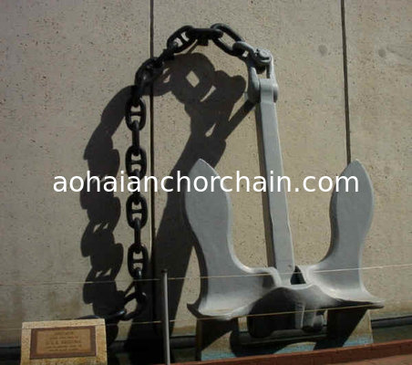 U.S Stokless Anchor, Black Painted cast steel U.S Anchor with KR LR BV NK DNV ABS CCS cert.
