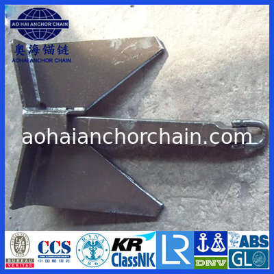 Pool Stokless Anchor, Black Painted cast steel N Type / TW Type Pool Anchor with KR LR BV NK DNV ABS CCS cert.