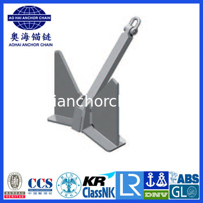 N Type Pool Stokless Anchor, Black Painted cast steel Pool Anchor with KR LR BV NK DNV ABS CCS cert.