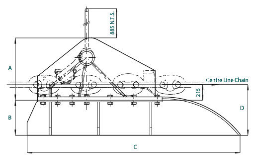 OCIMF Chain stopper, OCIMF type chain stopper Deck equipment with BV LR ABS certification