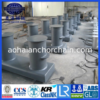 ISO 3913 Double bitt Bollard, Deck Mounted double bitt mooring bollard with BV LR ABS certification