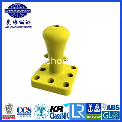 Single Cross BITT Deck Bollard, Deck Mounted single cross mooring bollard with BV LR ABS certification